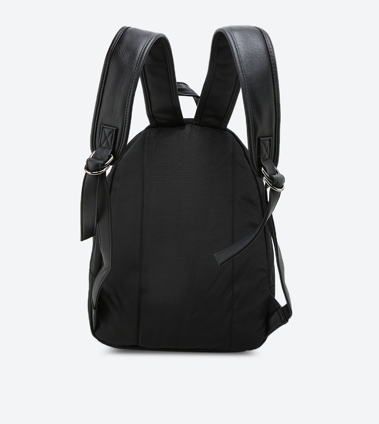 Buy Call It Spring Lichen Backpack Black In Black | 6thStreet UAE