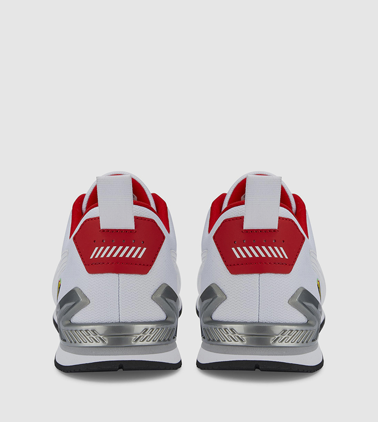 Buy Puma Ferrari Track Racer Low Top Sneakers In White | 6thStreet UAE