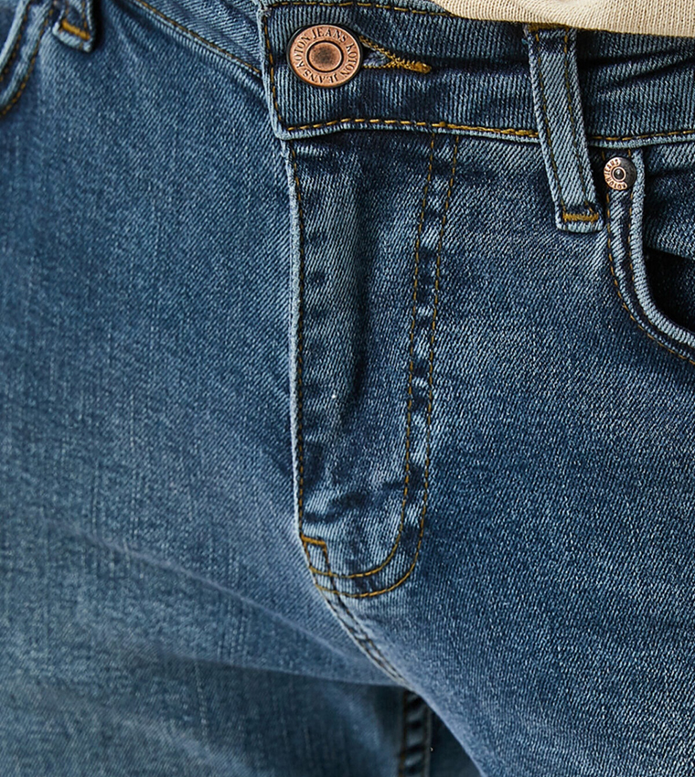 Buy Trendyol Skinny Fit Michael Jean In Blue | 6thStreet Qatar