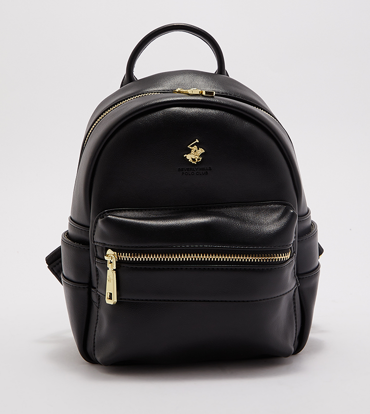 Buy Beverly Hills Polo Club Backpack Black In Black | 6thStreet Bahrain