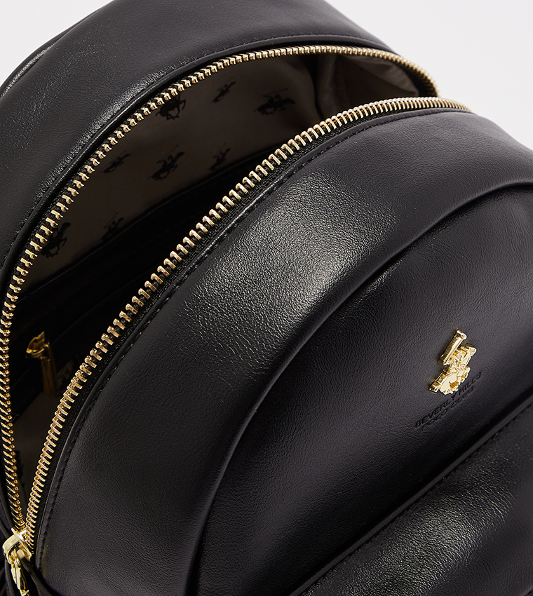 Buy Beverly Hills Polo Club Backpack Black In Black | 6thStreet Qatar