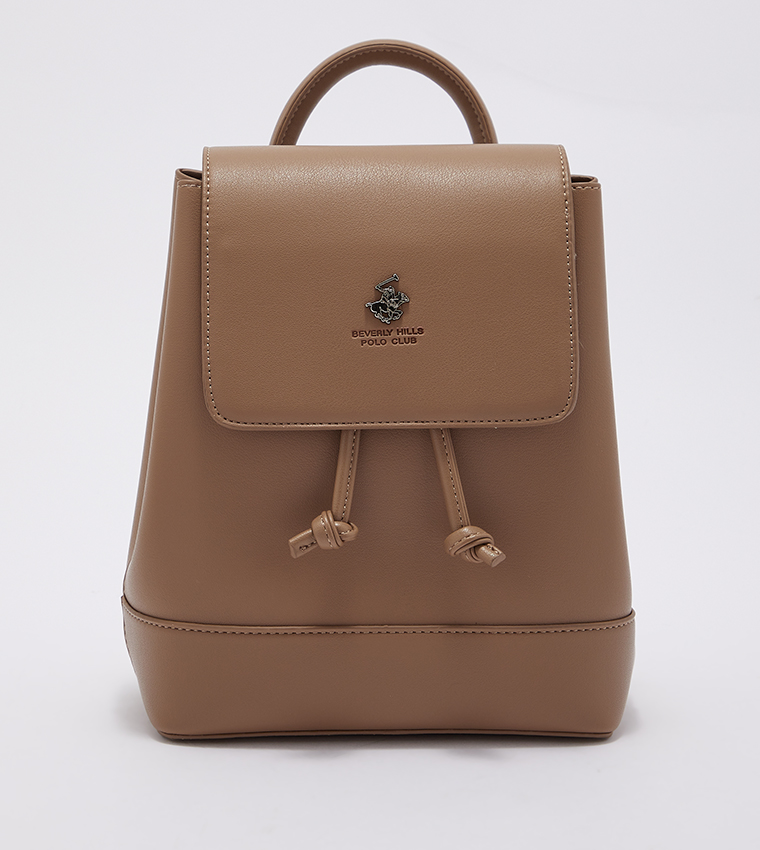 Buy Beverly Hills Polo Club Backpack Beige In Beige | 6thStreet Qatar