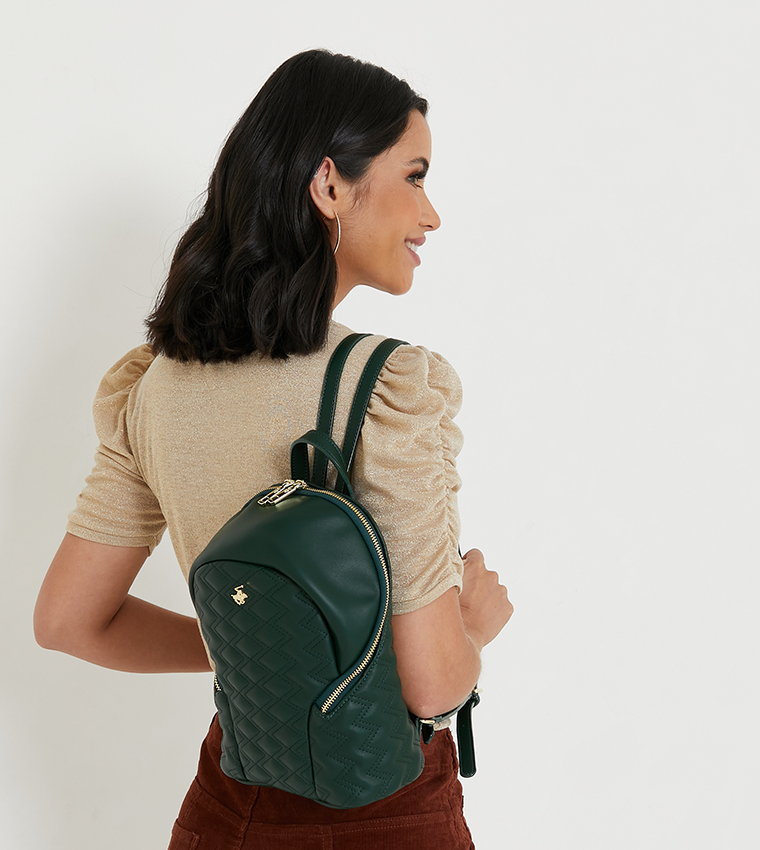 Buy Beverly Hills Polo Club Backpacks Green In Green | 6thStreet Qatar