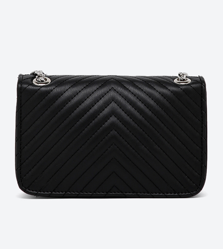 Buy Beverly Hills Polo Club Deanna Ladies Pu Sling Bag Black In Black ...