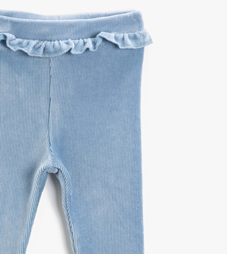 Buy Trendyol Ruffle Waist Tights In Blue | 6thStreet UAE