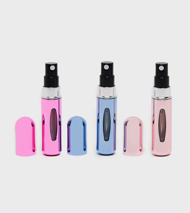 Buy R&B 3 Pack Refilling Perfume Bottle, 5Ml In Multiple Colors ...