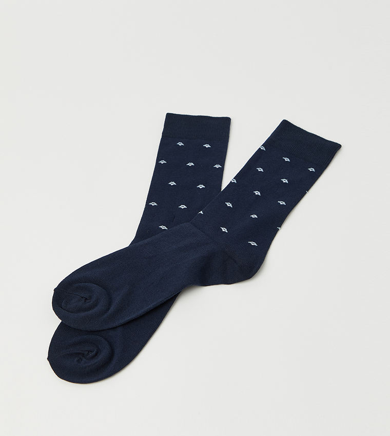 Buy HIS & HERS Crew Socks Set Of 5 In Multiple Colors | 6thStreet Kuwait