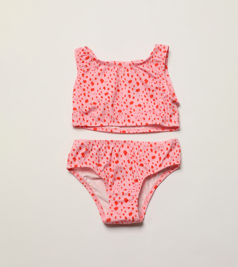 Buy Trendyol Printed Girls Bikini Set In Pink | 6thStreet UAE