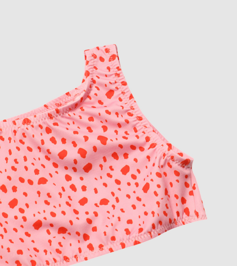 Buy Trendyol Printed Girls Bikini Set In Pink | 6thStreet Bahrain