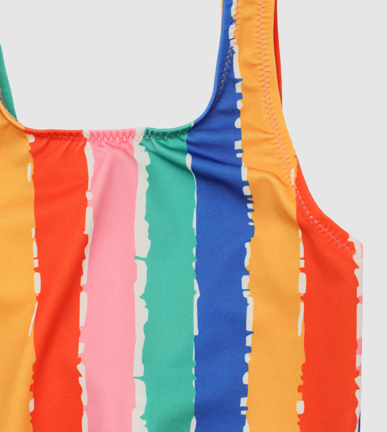 Buy Trendyol Striped Girls Swimwear In Multiple Colors | 6thStreet Bahrain