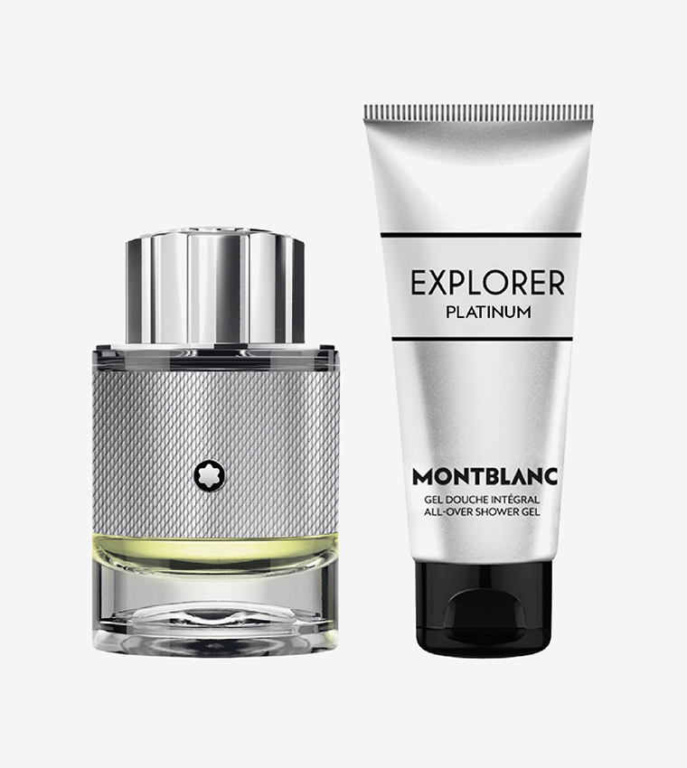 Buy Mont Blanc Explorer Platium Gift Set (EDP 60 Ml And Shower Gel 100 ...