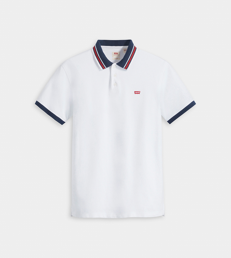 Buy Levi's Logo Detail Polo T Shirt In White | 6thStreet UAE