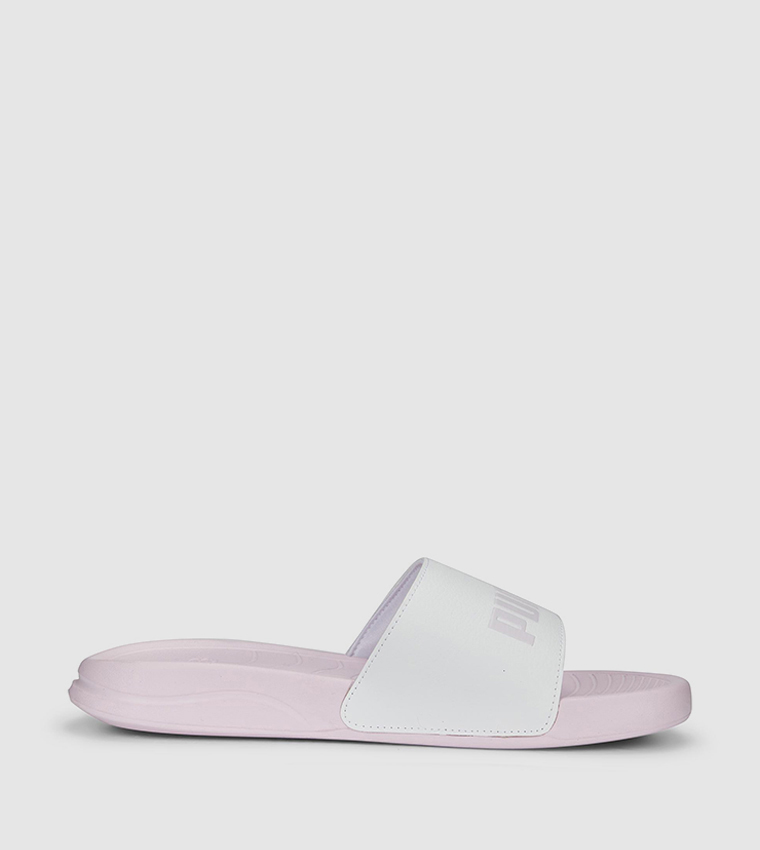 Buy Puma Pop Cat 20 Open Toe Slides In White | 6thStreet UAE