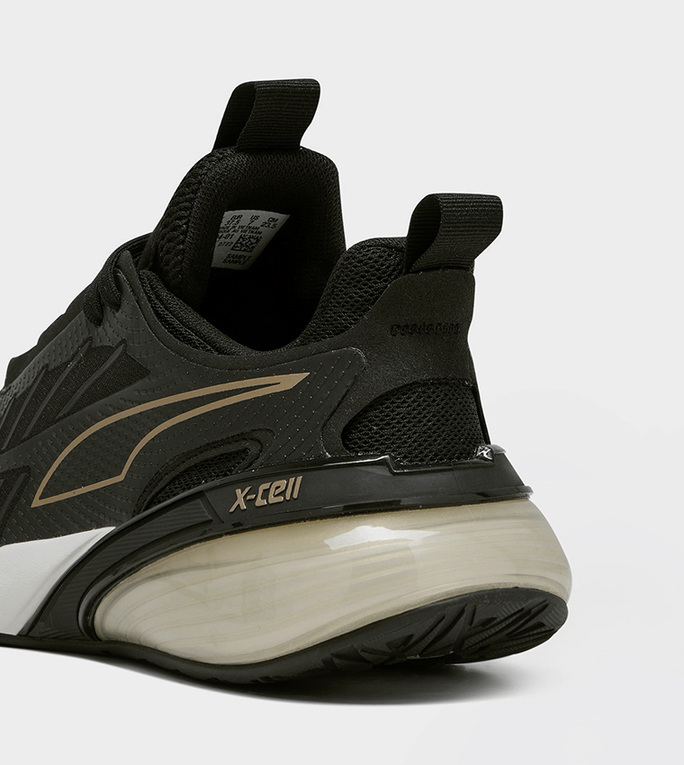 Buy Puma X Cell Action Molten Metal Running Shoes In Black | 6thStreet ...