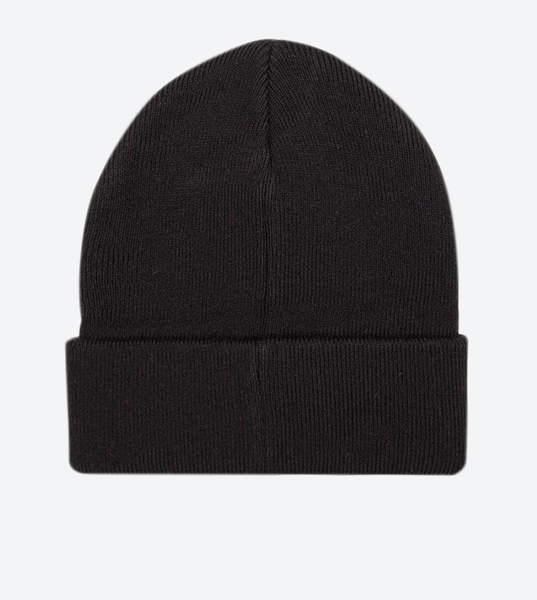 Buy Levi's Slouchy Beanie Cap With Batwing Logo In Black | 6thStreet ...