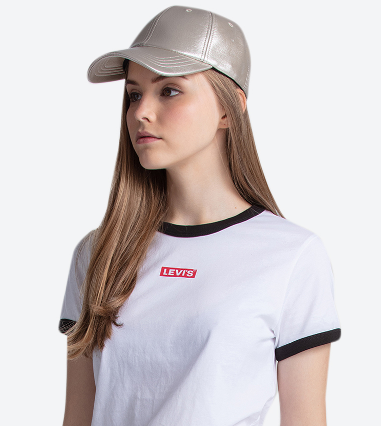 Buy Levi's Strap Back Buckle Metallic Hat Metallic In Metallic | 6thStreet Bahrain
