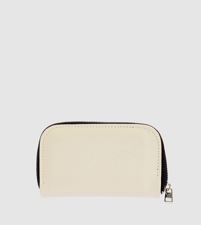 Buy Trendyol Solid Zipper Mini Bag In Beige | 6thStreet UAE