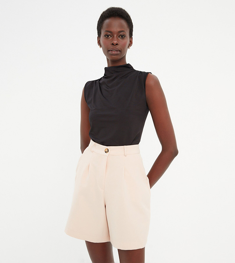 Buy Trendyol Knitted Ramp Body Suit In Black | 6thStreet Saudi Arabia