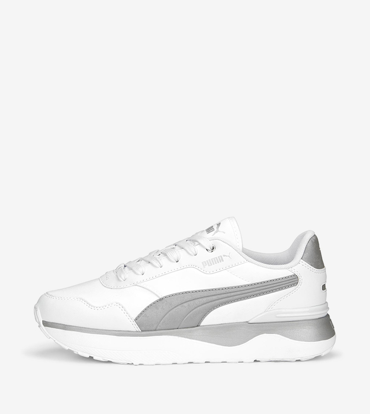 Buy Puma R78 Voyage Space Metallics Low Top Sneakers In White ...