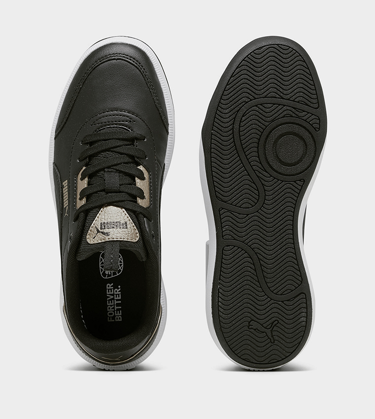 Buy Puma Tori Pop Up Metallics Lace Up Casual Shoes In Black ...