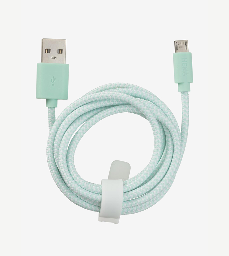 Buy Hema Usb Cable Micro 1,5M Fun Mint In Multiple Colors | 6thStreet ...