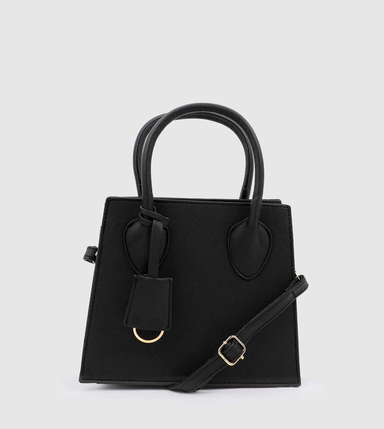 Buy Ardene Mini Tote Bag With Keychain In Black | 6thStreet UAE