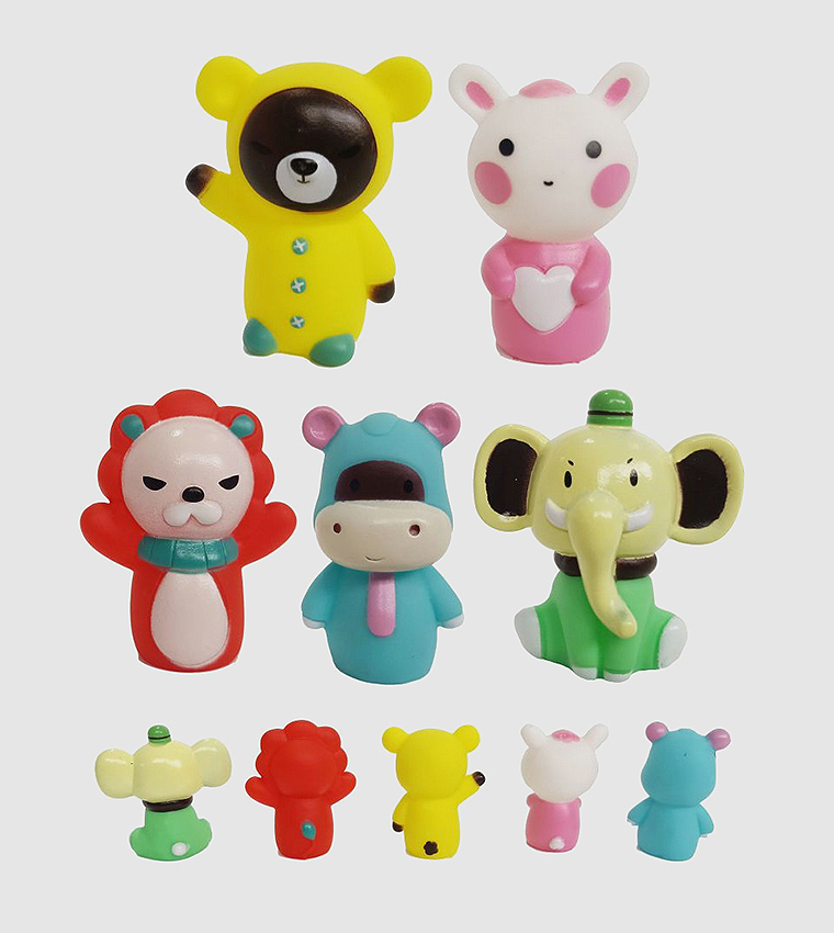 Buy Toonz Pack Of 5 Jungle Animals Finger Puppets 2.0 In Multiple ...
