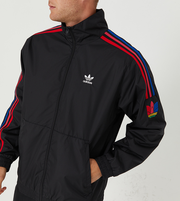Buy Adidas 3d Trefoil 3 Stripes Track Jacket Black In Black 6thstreet