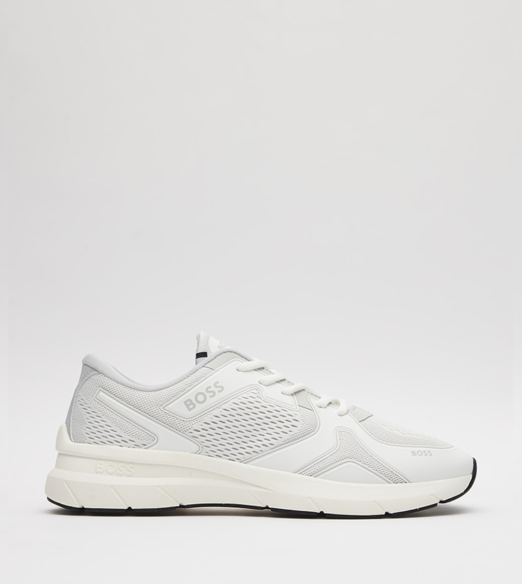Buy BOSS Mesh Running Shoes In White | 6thstreet UAE