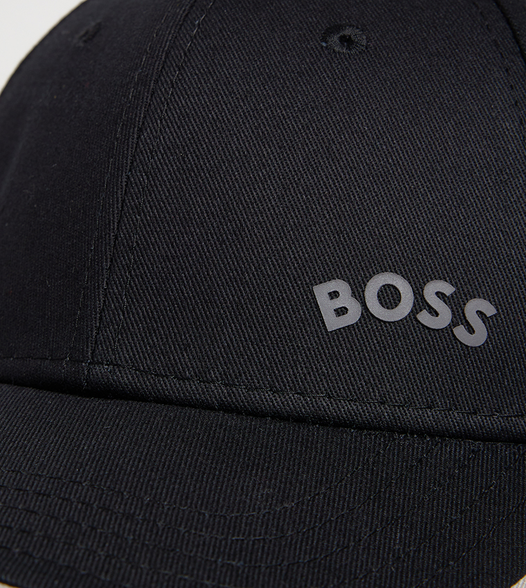 Buy BOSS Logo Detail Baseball Cap In Black | 6thstreet Qatar