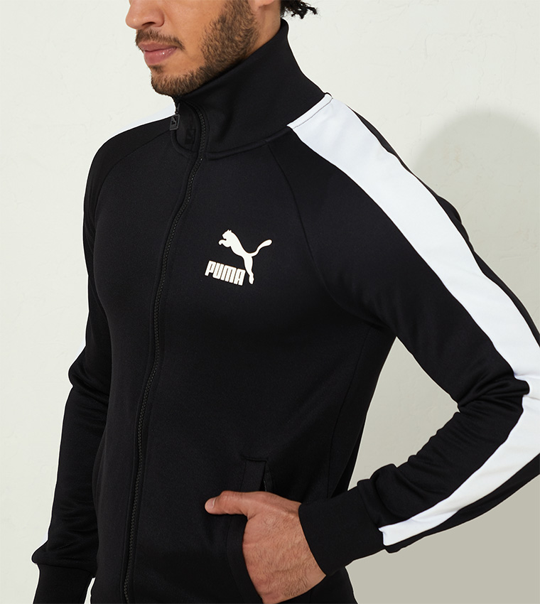 Buy Puma Iconic T7 Track Jacket In Black | 6thStreet UAE