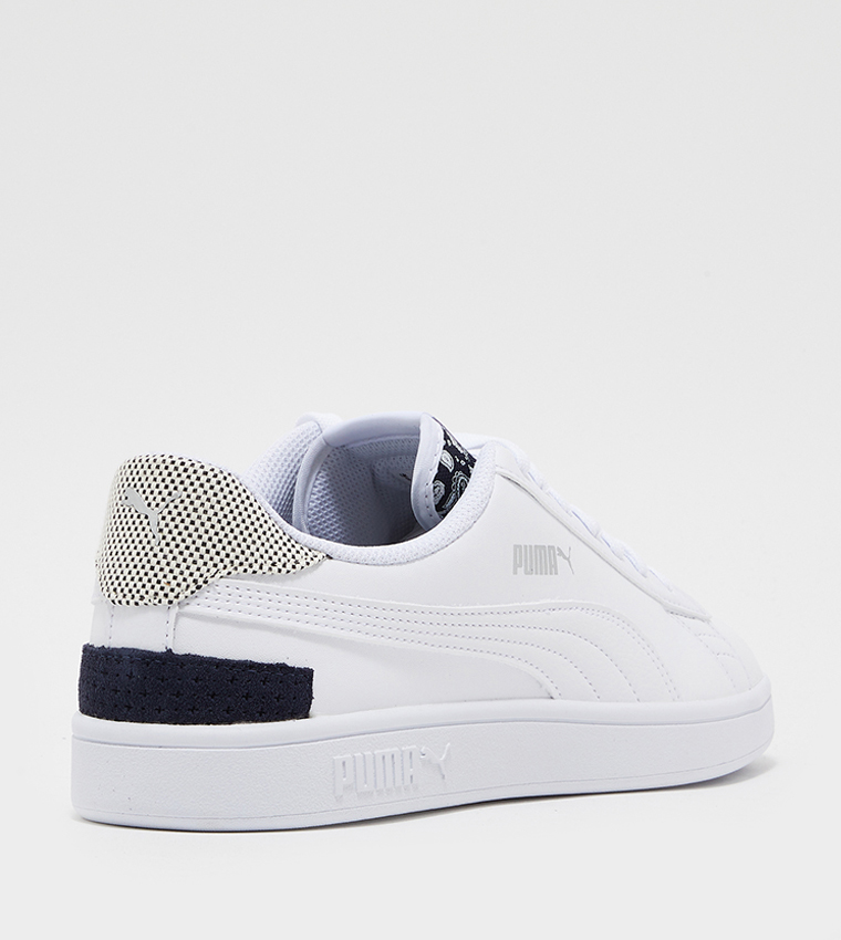 Buy Puma Smash V2 Patchwork Sneakers In White | 6thStreet UAE