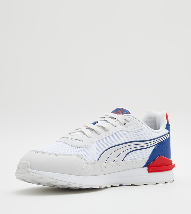 Buy Puma Graviton Mega Lace Up Low Top Sneakers In White | 6thStreet ...