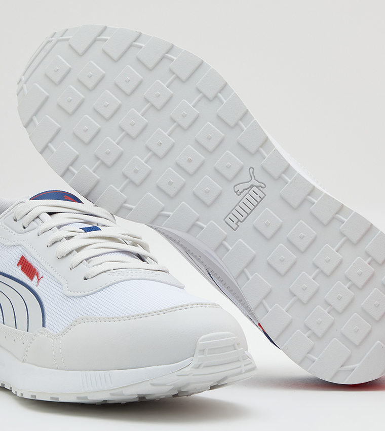 Buy Puma Graviton Mega Lace Up Low Top Sneakers In White | 6thStreet ...