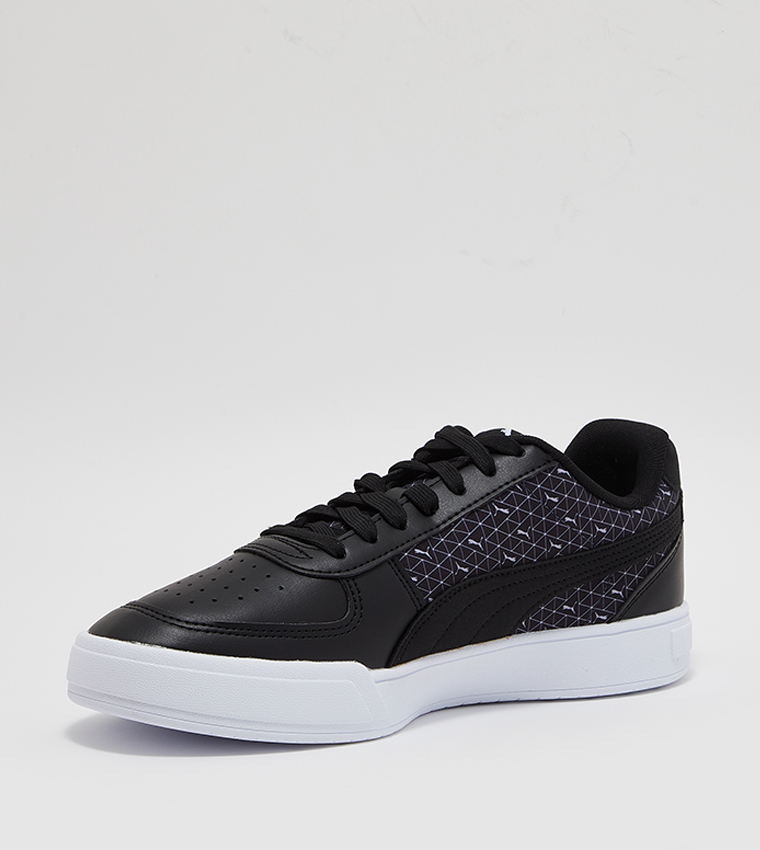 Buy Puma Caven Logo Power Low Top Sneakers In Black | 6thStreet Kuwait