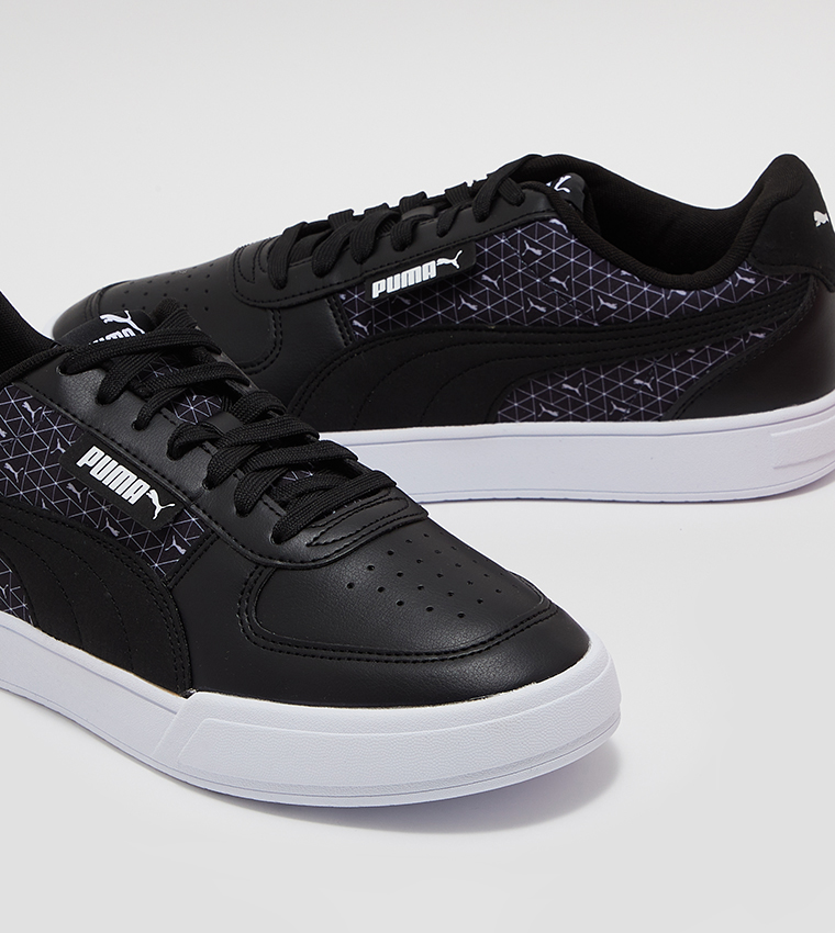 Buy Puma Caven Logo Power Low Top Sneakers In Black | 6thStreet Kuwait