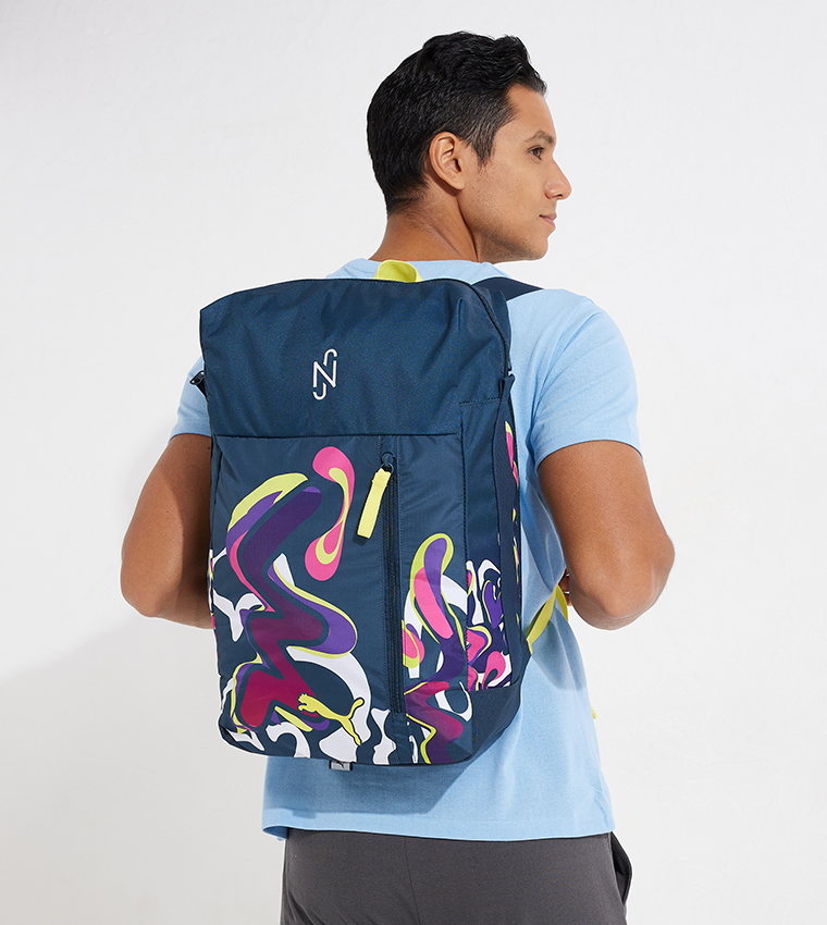Buy Puma NEYMAR JR Printed Backpack In Blue | 6thStreet UAE