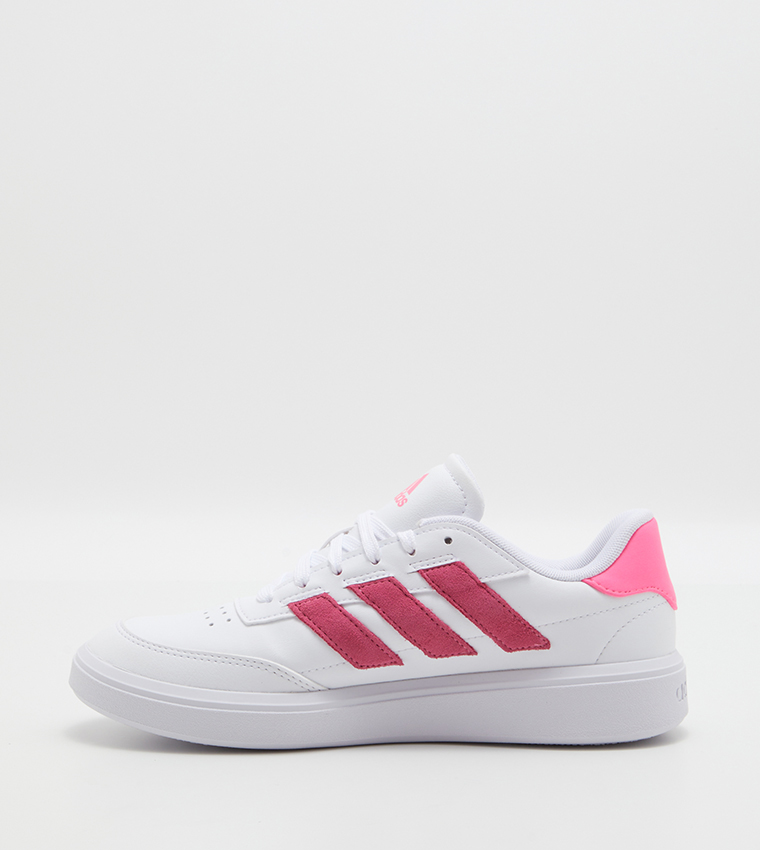 Buy Adidas COURT BLOCK Lace Up Sneakers In White | 6thStreet UAE