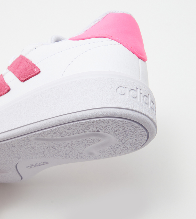 Buy Adidas COURT BLOCK Lace Up Sneakers In White | 6thStreet UAE