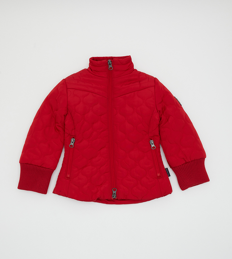 Buy Beverly Hills Polo Club Quilted Puffer Jacket In Red | 6thStreet Kuwait