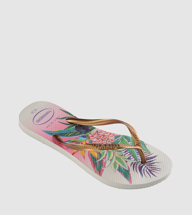 Buy Havaianas Slim Tropical Flip Flops In Multiple Colors | 6thStreet ...