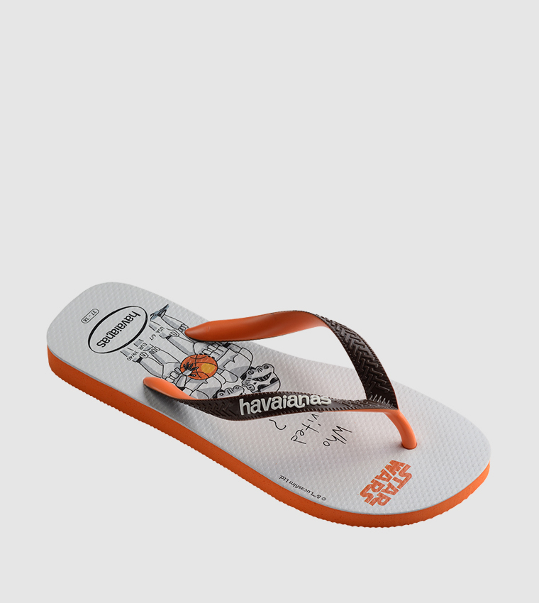 Buy Havaianas Star Wars Mini Me Flip Flops In Orange | 6thStreet UAE
