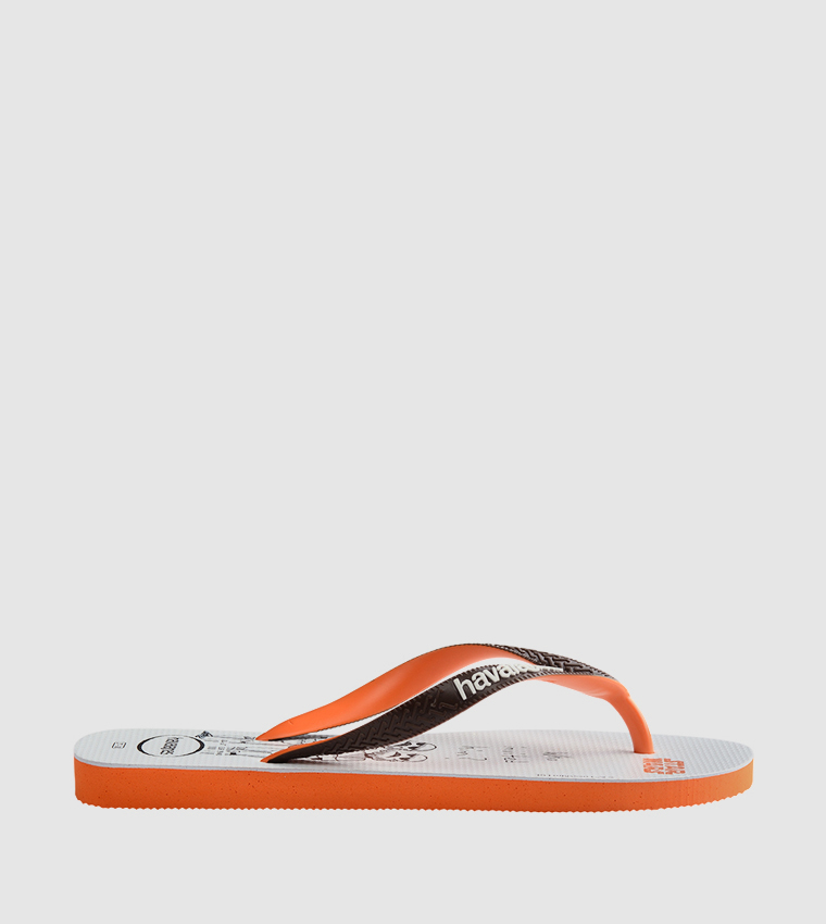 Buy Havaianas Star Wars Mini Me Flip Flops In Orange | 6thStreet UAE