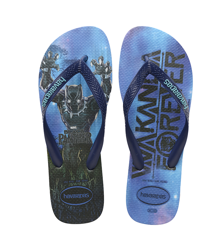 Buy Havaianas Top Marvel Flip Flops In Blue | 6thStreet Saudi Arabia