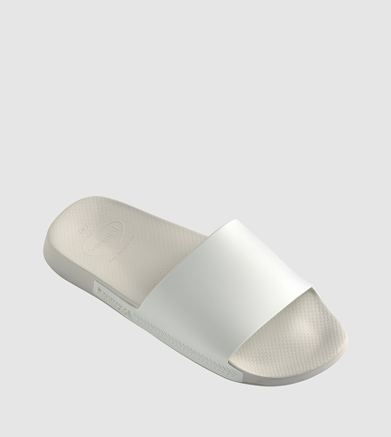 Buy Havaianas Classic Open Toe Slides In White | 6thStreet UAE