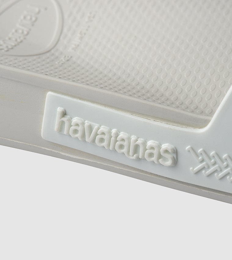 Buy Havaianas Classic Open Toe Slides In White | 6thStreet UAE