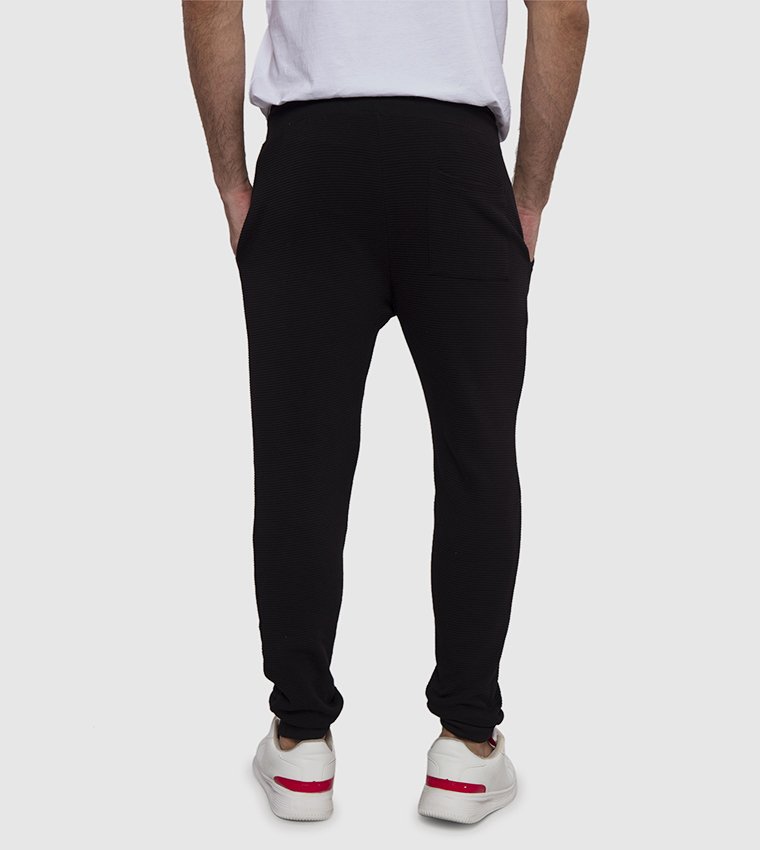 Buy R&B Black Sports Pants In Black | 6thStreet UAE