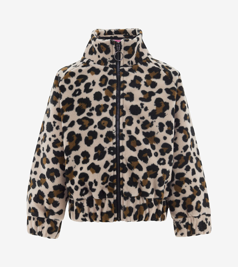 Buy R&B Leopard Print Jacket In Brown | 6thStreet UAE