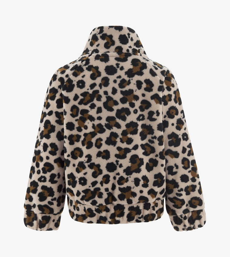 Buy R&B Leopard Print Jacket In Brown | 6thStreet UAE