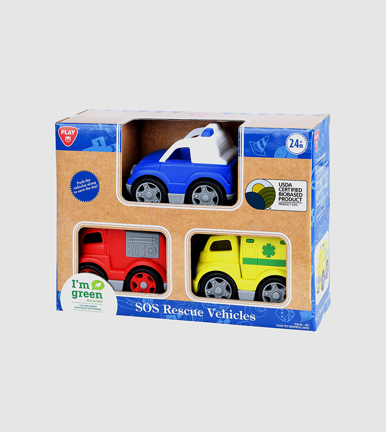 Buy PlayGo Bio Based Plastic Sos Rescue Vehicles In Multiple Colors ...